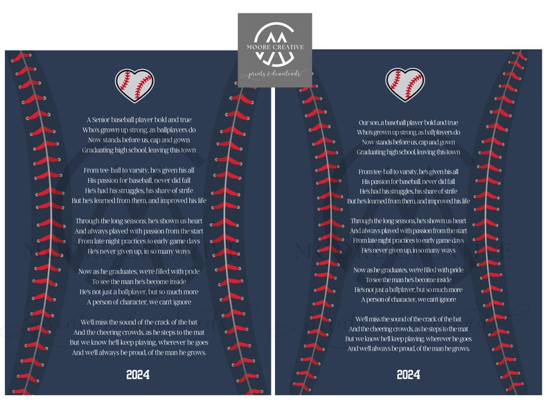 Senior Baseball Gift, Senior Baseball Mom Gift to Son 2024, Custom ...