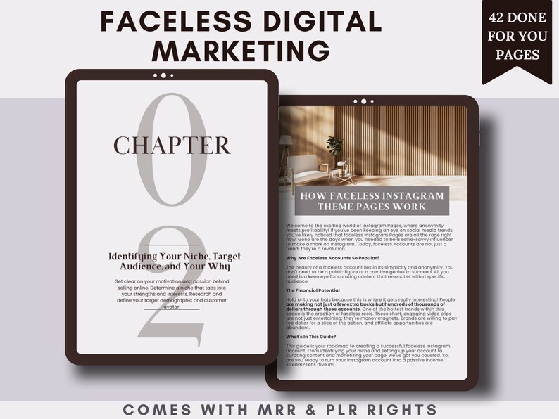 Faceless Digital Marketing Reels With Master Resell Rights MRR and ...