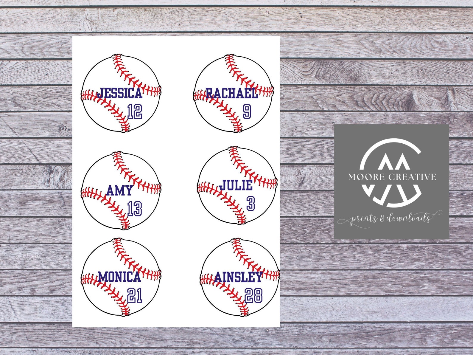 INSTANT DOWNLOAD Baseball 3 Personalized Favor Tags Edit in Canva ...