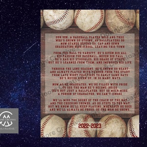 Baseball Team Printable Instant Download B-ball Motivational Memory ...