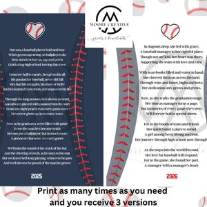 Senior Baseball Gift Senior Baseball Mom Gift to Son 2026 Custom ...