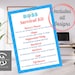 Boss Survival Kit Printable, Boss Gift Tag, Gift for Manager, Bosses ...