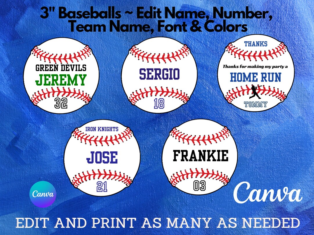 Baseball Favor Tags, Baseball Game Day Tags, Baseball Snack Tags ...