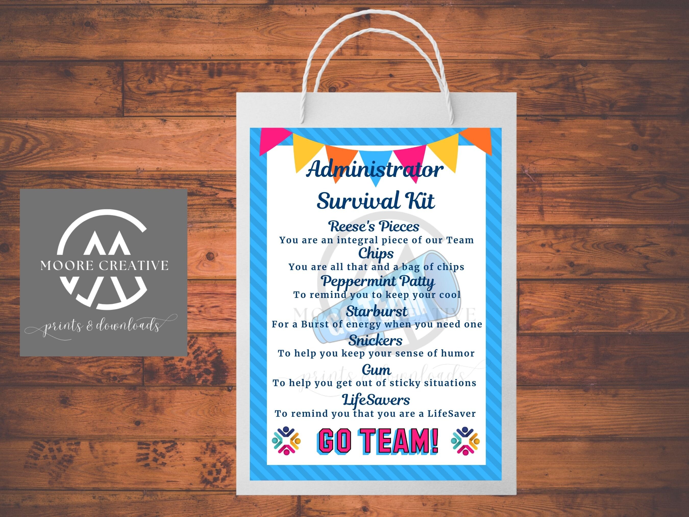 School Administrative Assistant Survival Kit Admin Assistant - Etsy