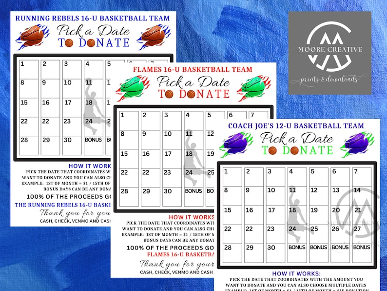 EDITABLE Basketball Template, Editable Basketball Template, L Pick a ...