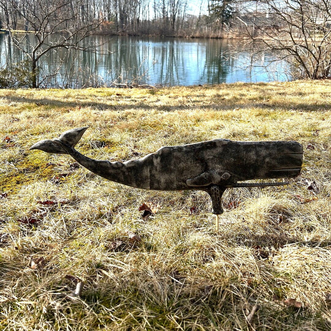 Aluminum Whale Weather-vane Topper - Etsy