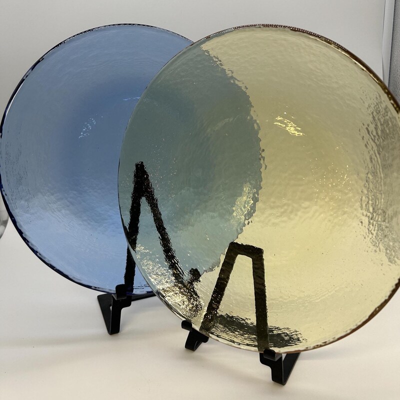 Recycled Glass Plate - Etsy