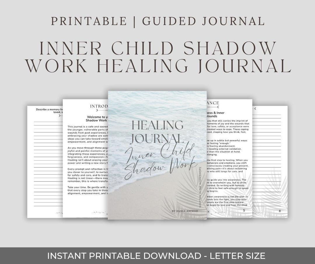 Inner Child Shadow Work Journal | Reparenting & Emotional Healing ...