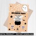 Editable Halloween Invitation Kid Halloween Party Canva, Instant ...