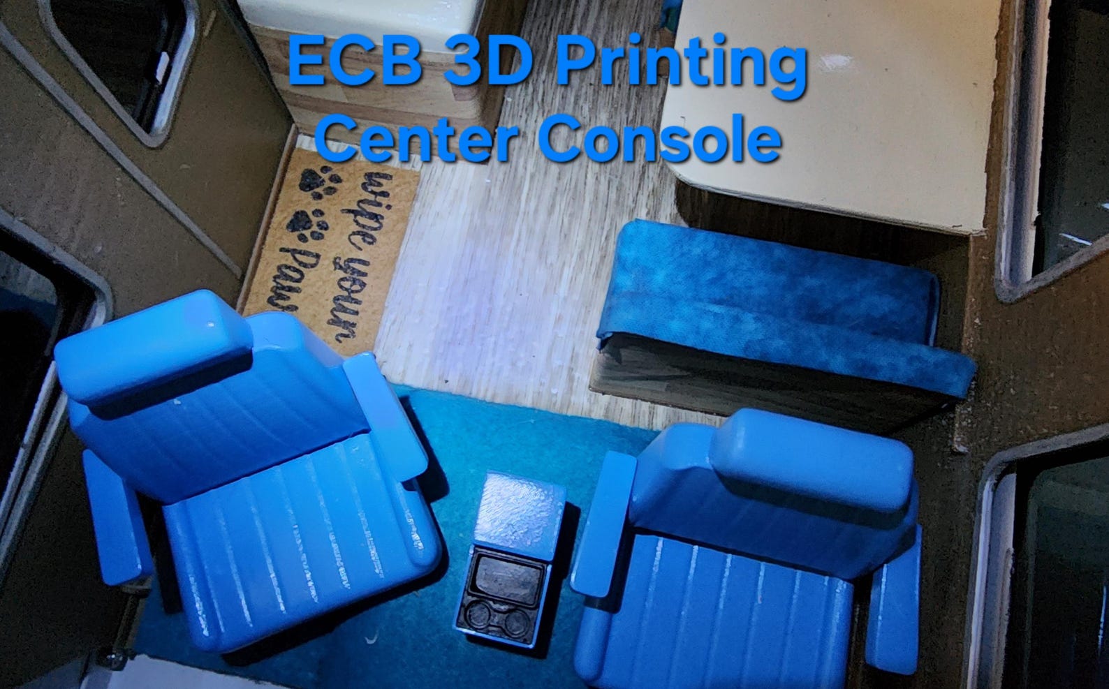 ECB 3D Printing Center Console for the Tonka Winnebago - Etsy