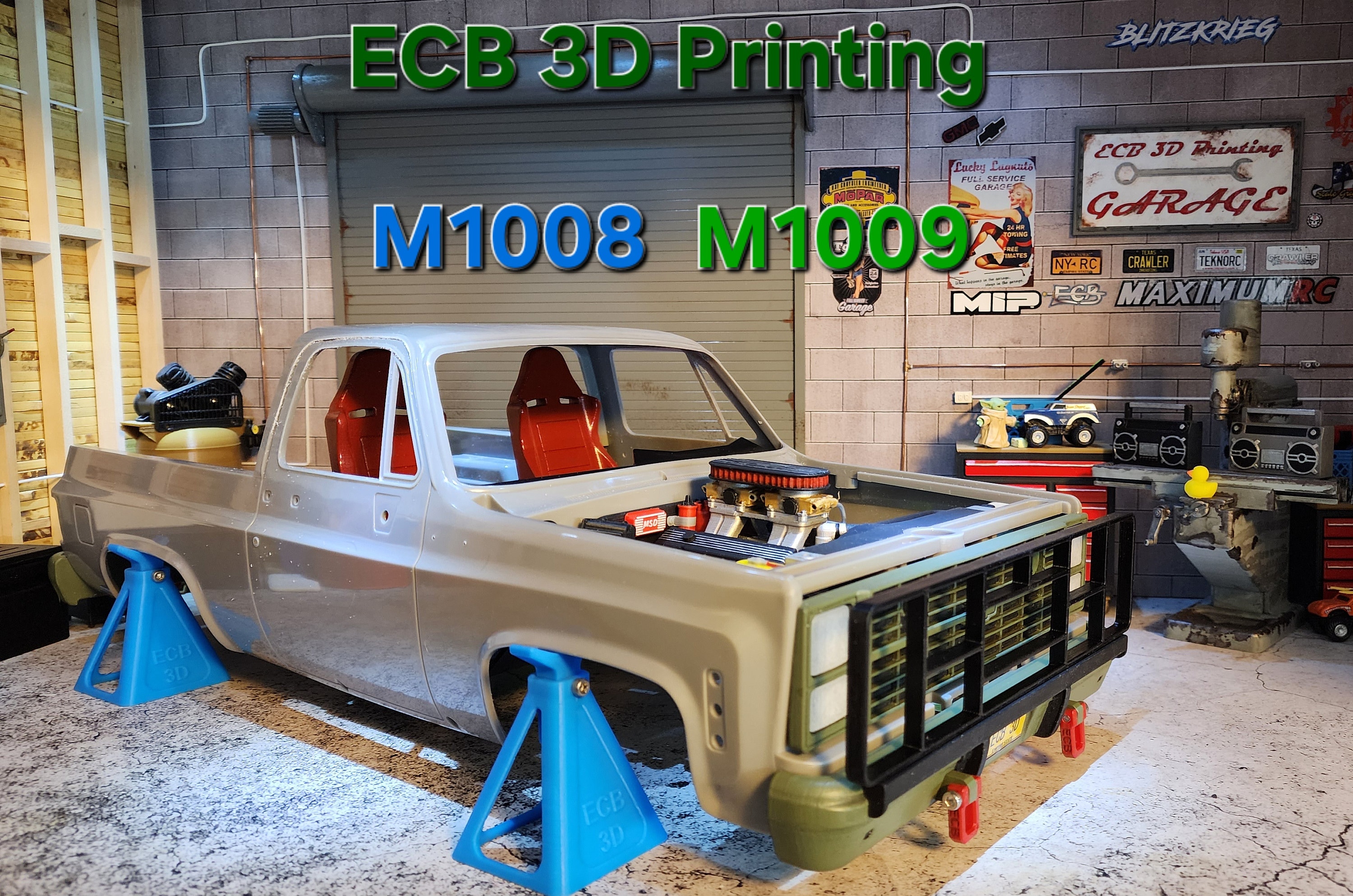ECB 3D Printing M1008 Truck Kit for RC4WD K10 & Blazer - Etsy