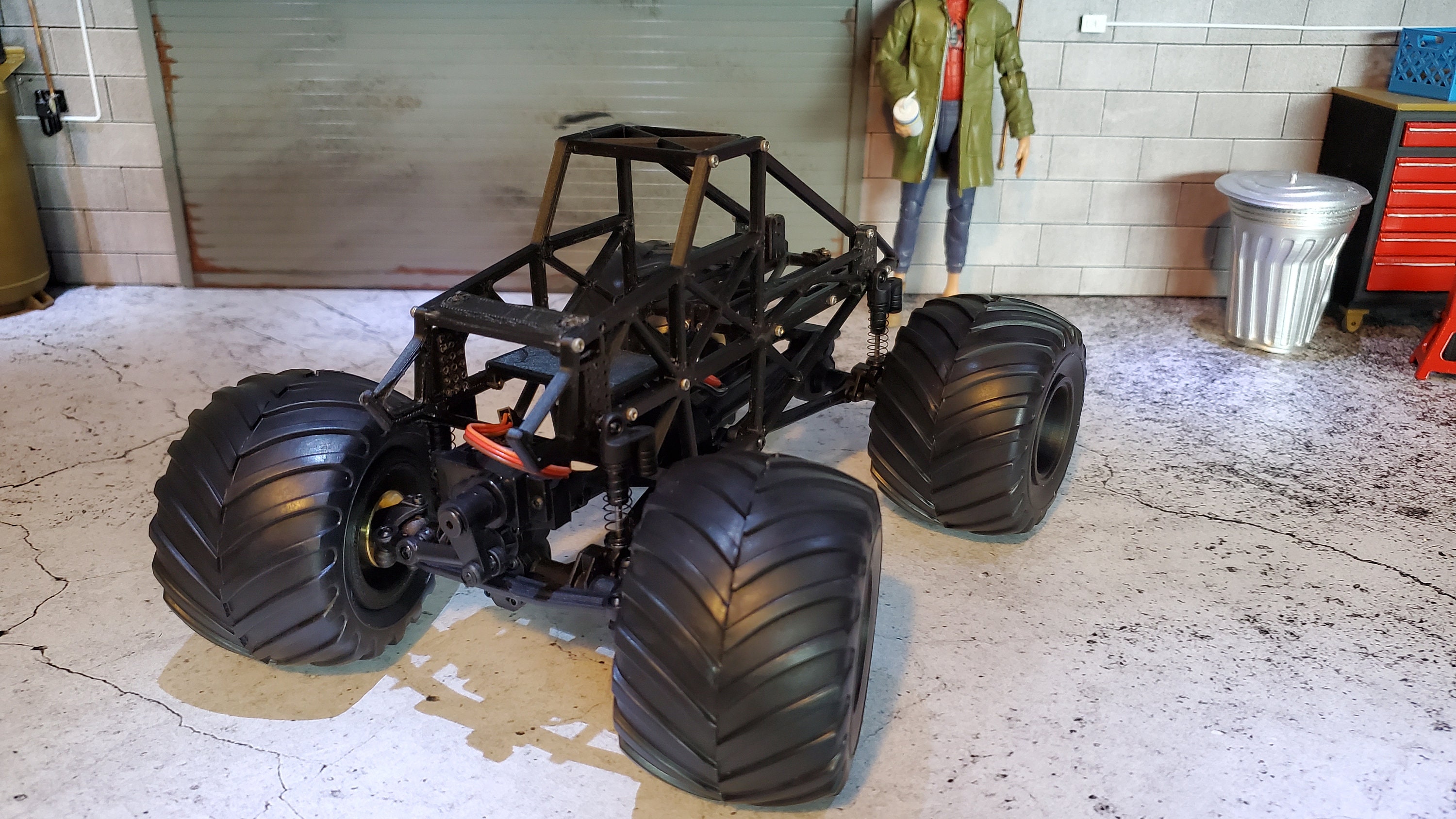 ECB 3D Printing 1/24 Monster Truck Wheel/rim for AMT Tires set of 4 - Etsy