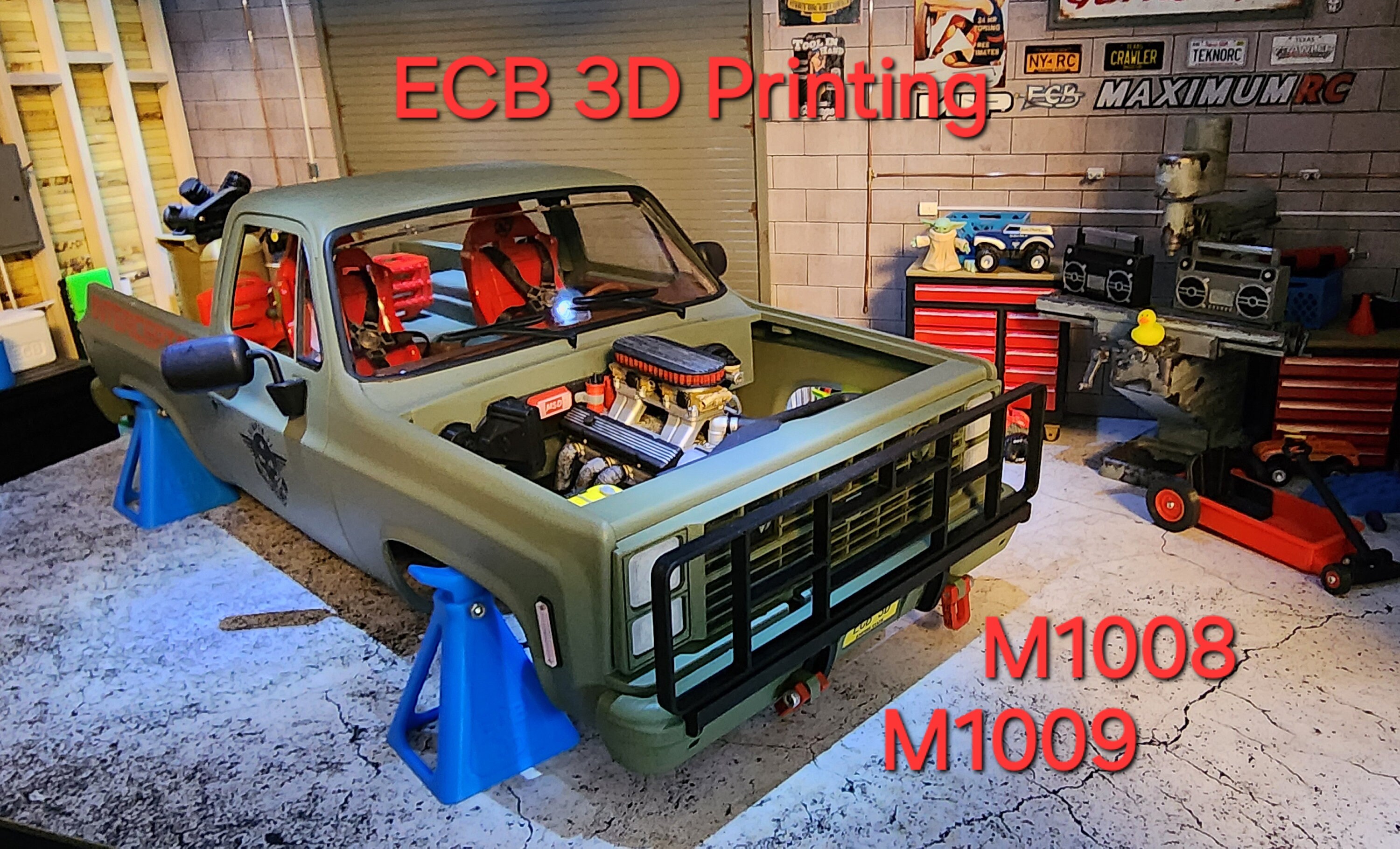 ECB 3D Printing M1008 Truck Kit for RC4WD K10 & Blazer - Etsy