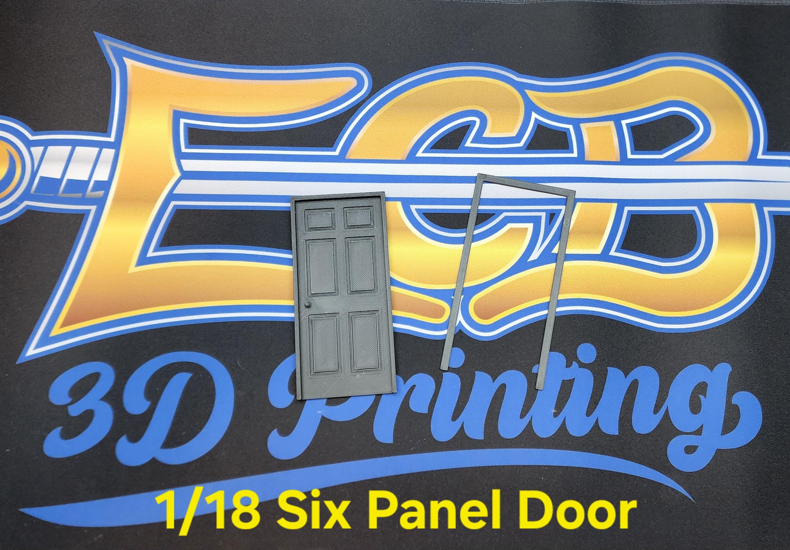 ECB 3D Printing 1/18 Scale Doors for Garage or House Dioramas - Etsy