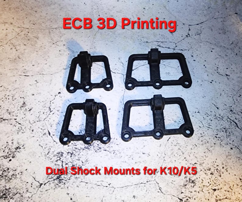ECB 3D Printing Dual Shock Mounts for RC4WD K10 & Blazer - Etsy
