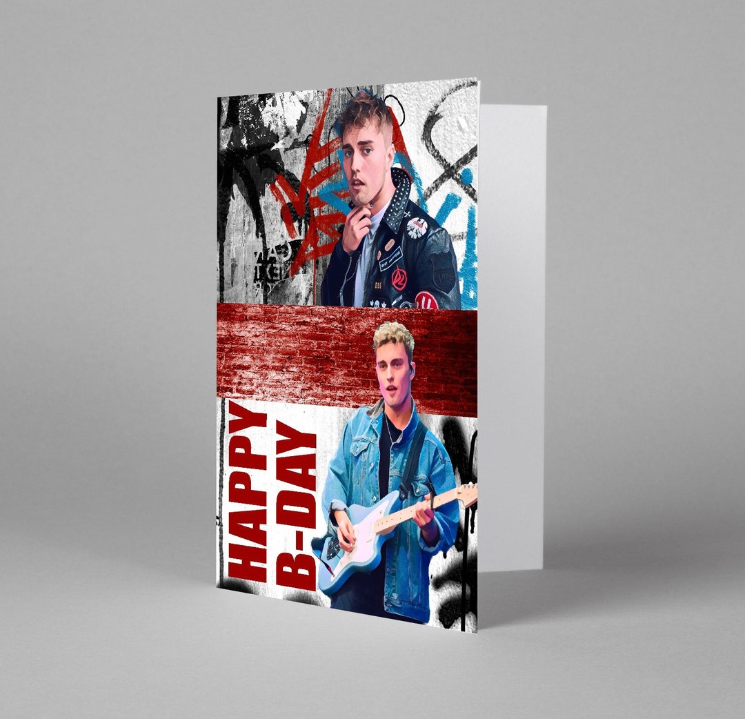 Sam Fender Inspired Birthday Card, Seventeen Going Under Inspired ...
