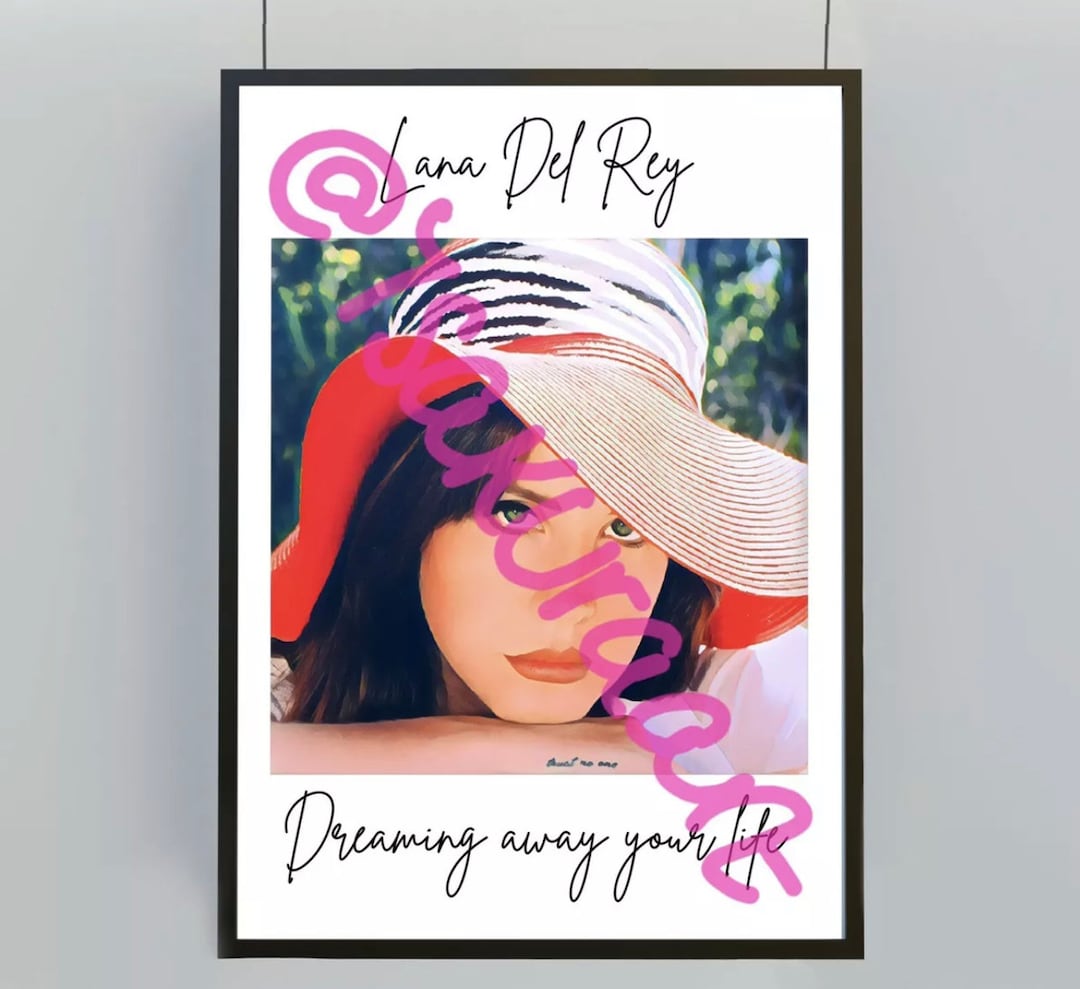Lana Del Rey Inspired Art Print Honeymoon Poster, Lana Del Rey Poster ...
