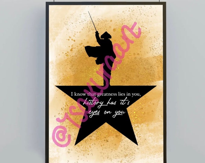 Alexander Hamilton Portrait Print Poster - Etsy