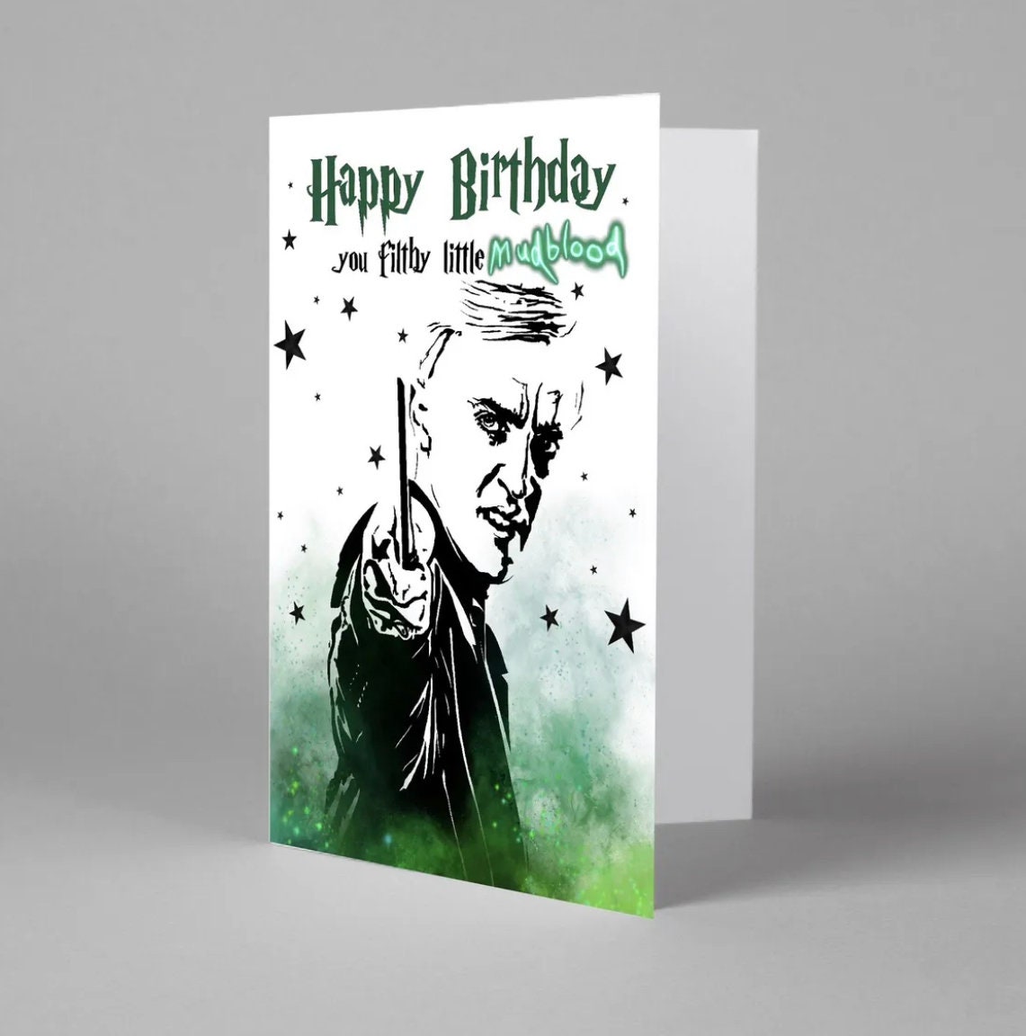 Magical Birthday Card, Tom Felton Birthday Card - Etsy