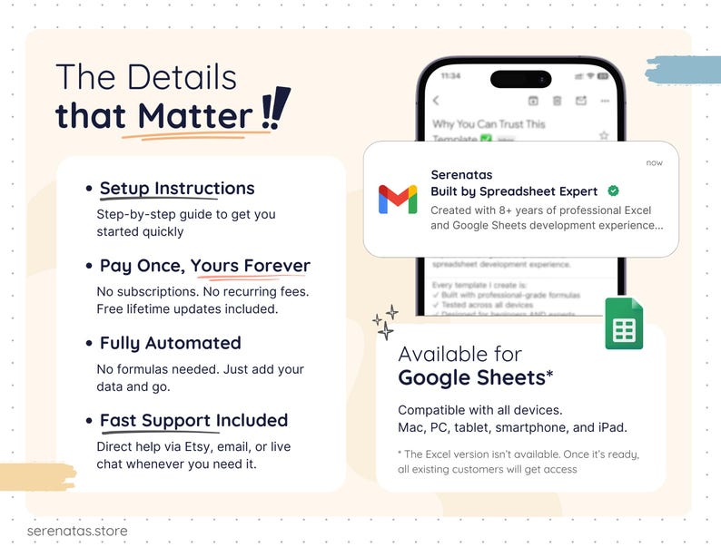 Pantry Tracker Google Sheets – Inventory Manager Grocery List Spreadsheet (minimal) - Etsy