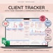 Client Tracker & Management for Small Businesses CRM Tracker W/ Task ...