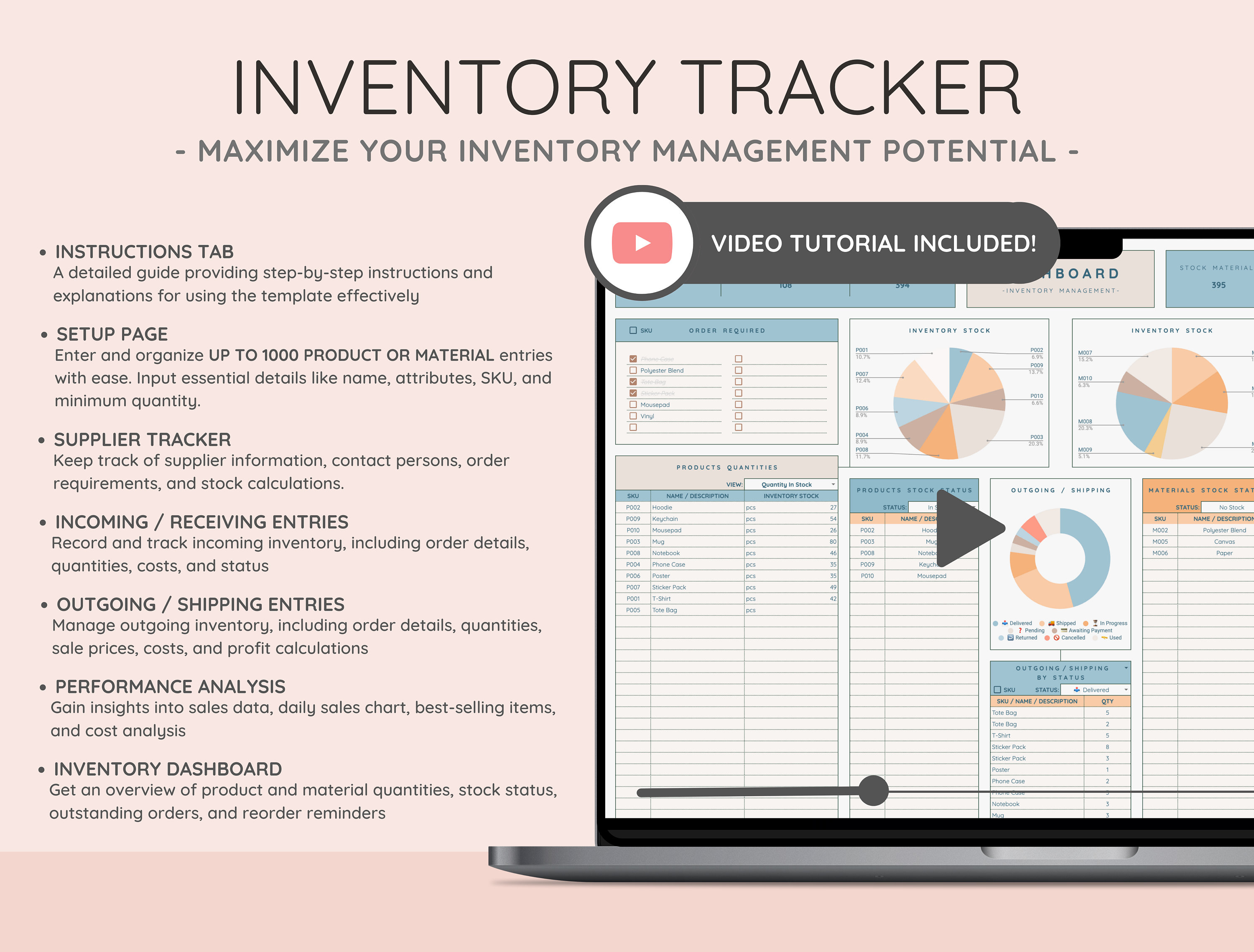 Small Business Inventory Management & Tracker | Materials Products ...