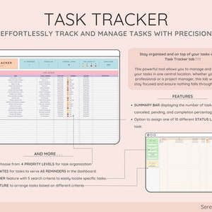 Client Tracker & Management for Small Businesses | CRM Tracker W/ Task ...