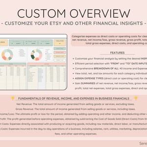 Etsy Bookkeeping Template for Etsy Sellers | Etsy Accounting ...