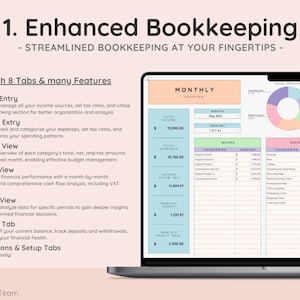 Client Business Starter Kit Google Sheets Excel Bookkeeping Invoice CRM ...