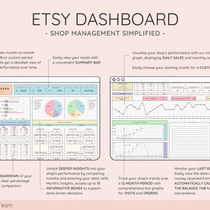 Etsy Bookkeeping Template for Etsy Sellers | Etsy Accounting ...