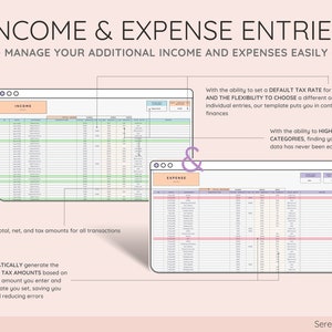 Etsy Bookkeeping Template for Etsy Sellers | Etsy Accounting ...