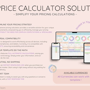 Price & Profit Calculator for Small Businesses With 5 Pricing ...