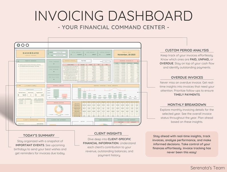 Invoice Tracker & Payment Manager With Invoice Generator Invoice ...