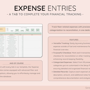 Vehicle & Mileage Tracker Log With Expenses, Fuel, Maintenance Tracker ...