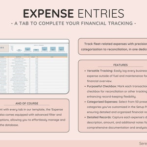 Vehicle & Mileage Tracker Log With Expenses, Fuel, Maintenance Tracker ...