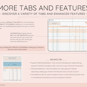 Small Business Bookkeeping Spreadsheet With Profit and Loss | Sales ...