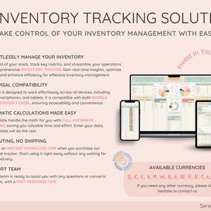 Inventory Tracker & Management for Small Business Product and Materials ...