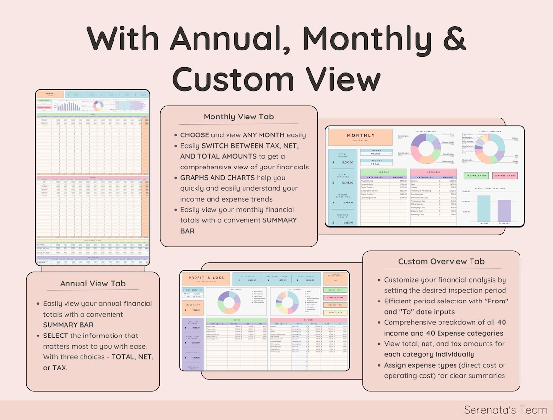 Client Business Starter Kit Google Sheets Excel Bookkeeping Invoice CRM ...