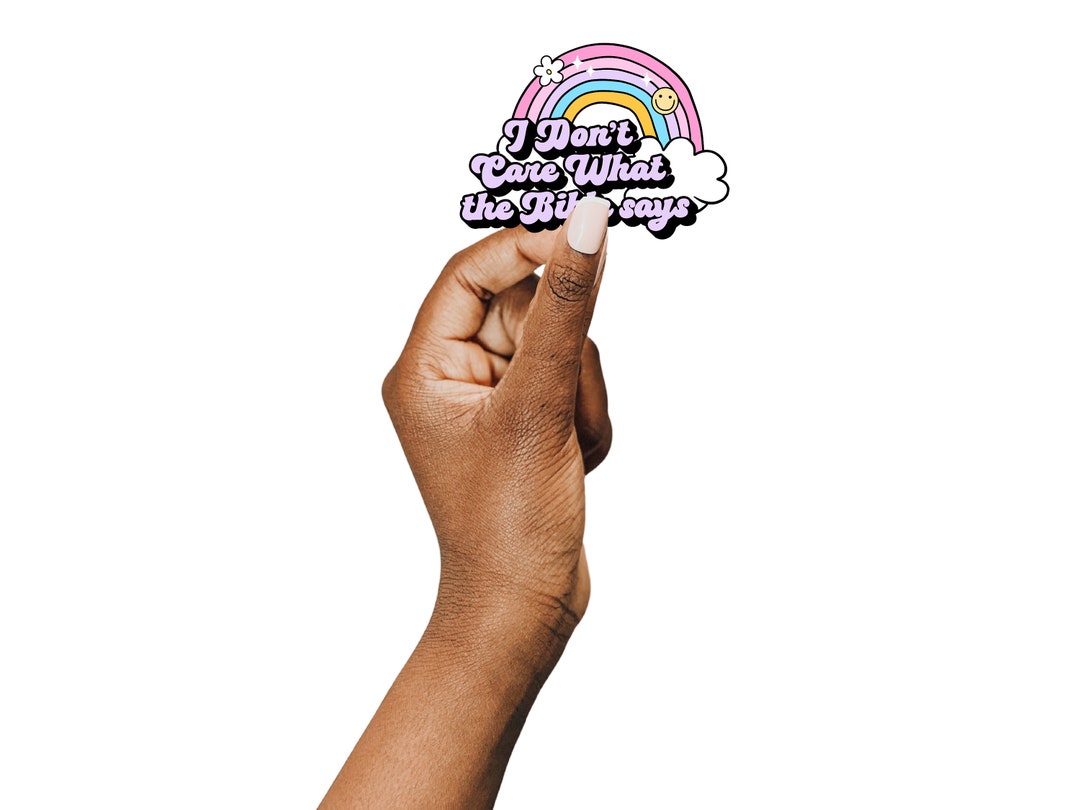 Don't Care Sticker, Pro Choice Sticker, Human Rights, Social Justice ...