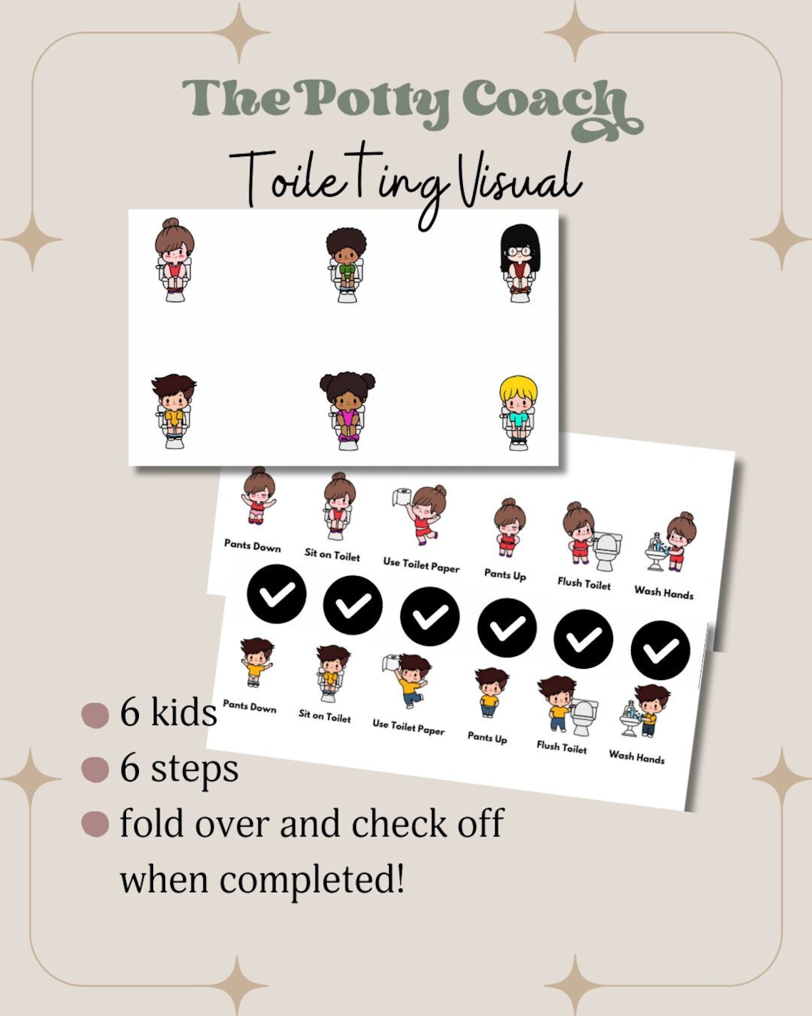 Potty Training Visual Support Toilet Training Visual Support - Etsy