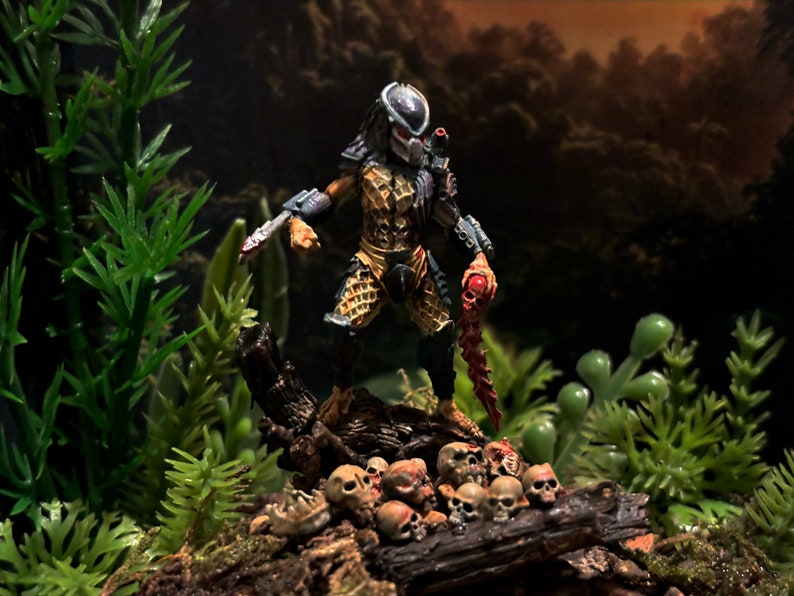 Predator Movie Handmade Miniature Diorama - Etsy