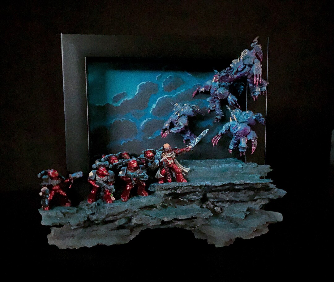 Warhammer 40k Diorama by Hammer of God Miniatures. - Etsy