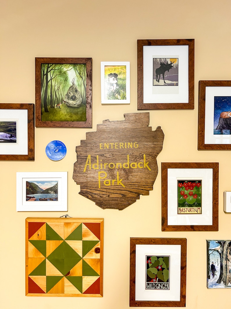 Entering Adirondack Park | Adirondack Park Sign Wall Art| Upstate NY ...