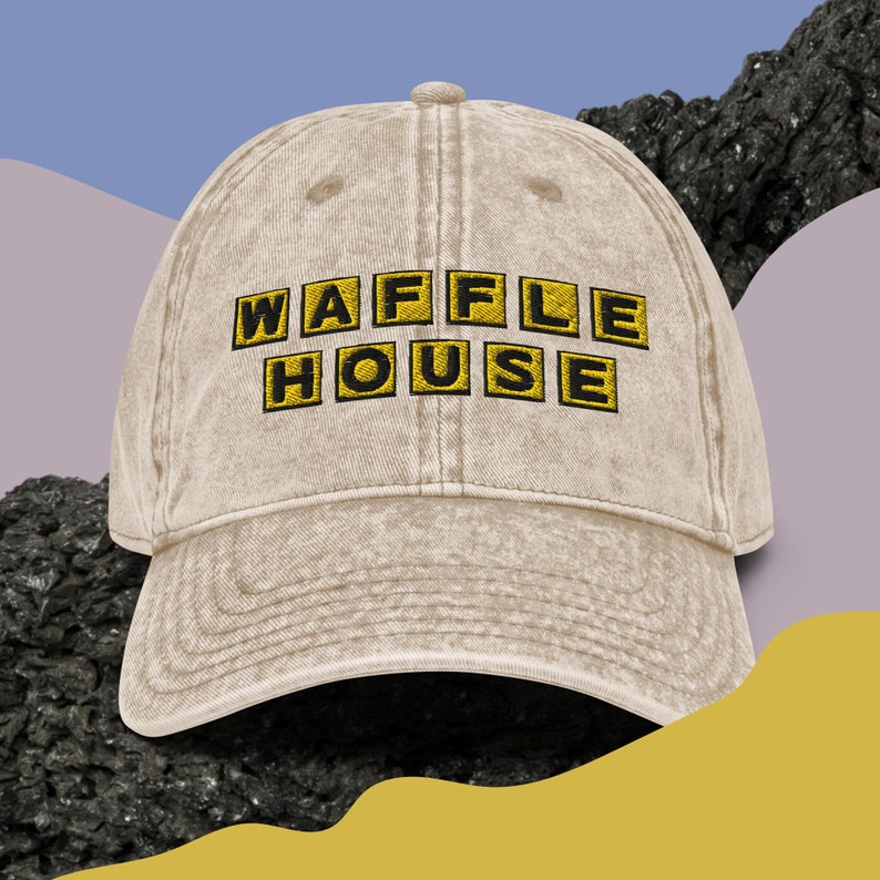 Personalized Waffle House Vintage Cotton Twill Cap With Your Name. - Etsy