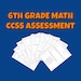 Sixth Grade Math Common Core Assessment Printable Practice Test - Etsy