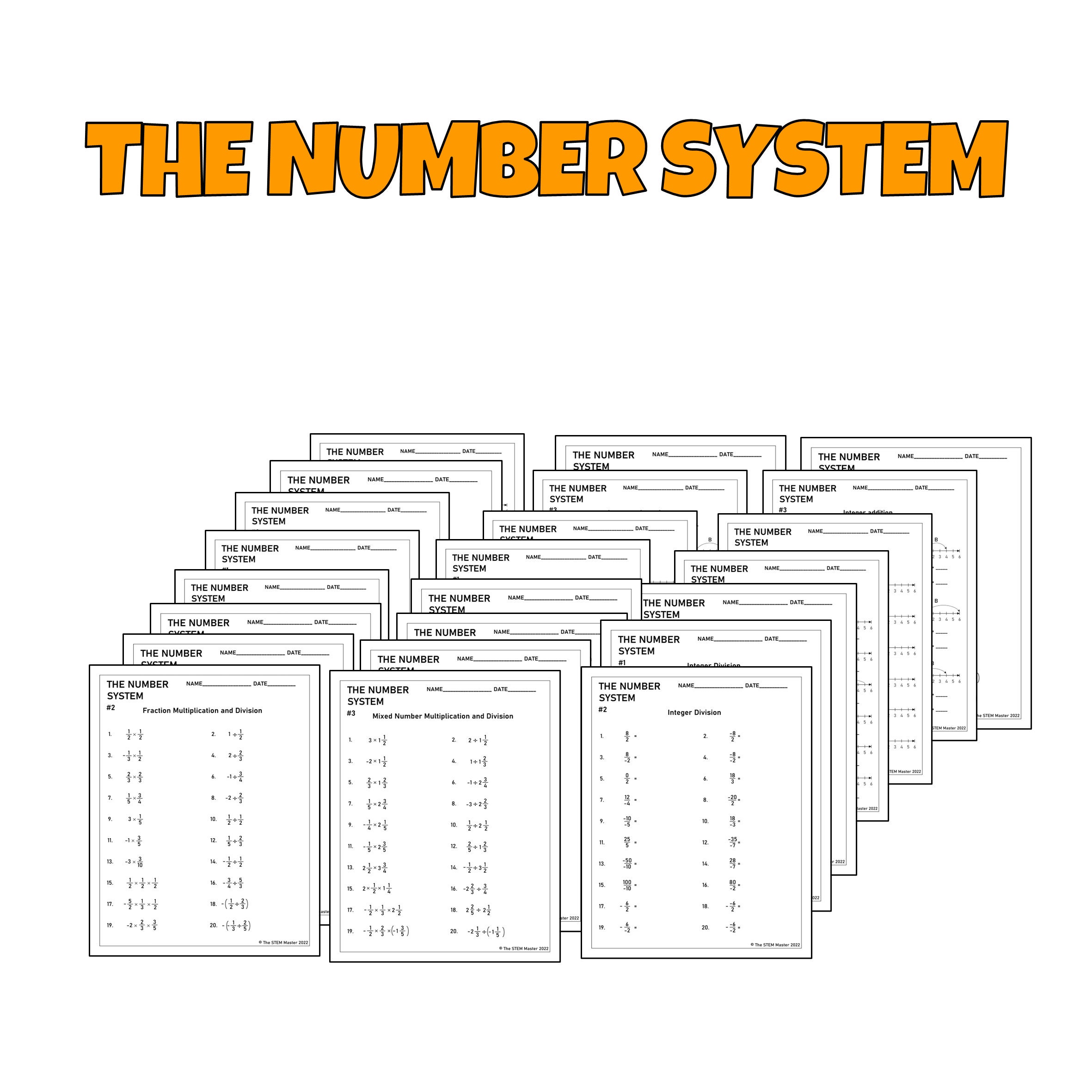 7th Grade Math Common Core Worksheets - Etsy