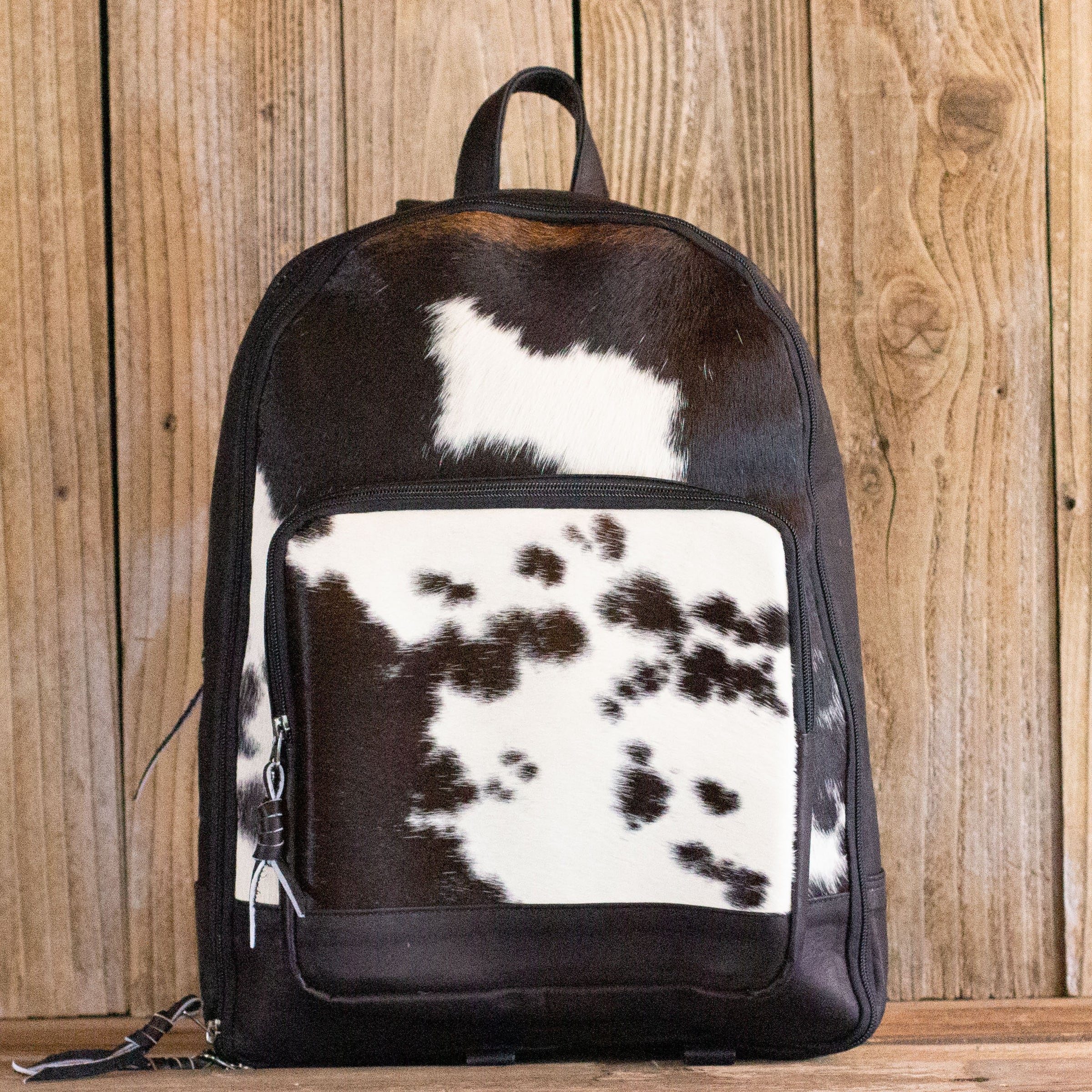 Cowhide Leather Backpack Cowhide Backpack Rucksack Purse Bag for Travel ...