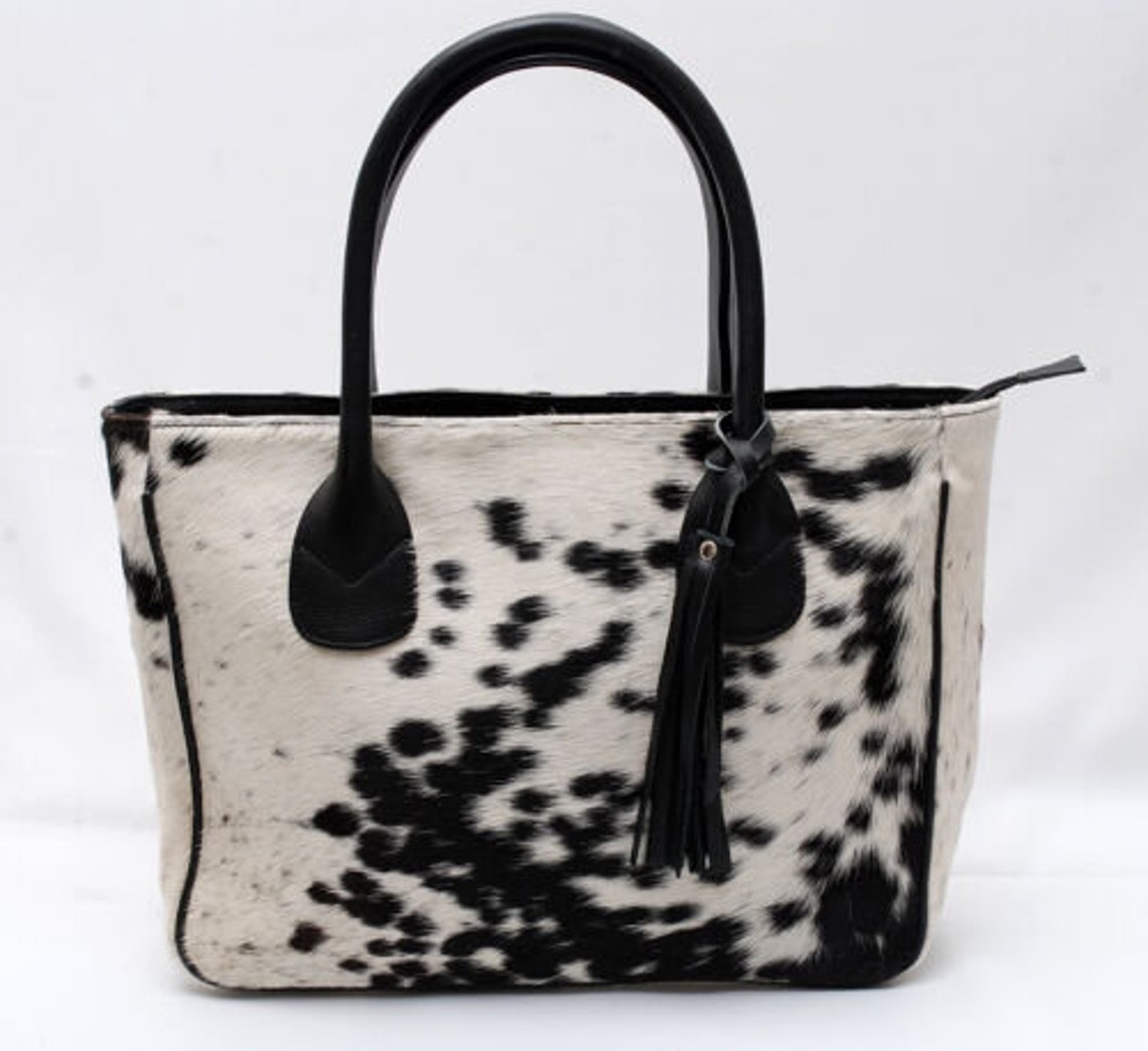 Large Cowhide Tote Bag Handbag Purse Shoulder Laptop Bag Pocketbook ...