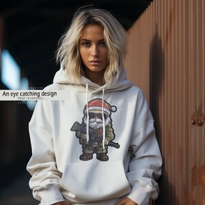 Tactical Santa Svg, Xmas Clipart, Christmas Png, Happy Holidays Sticker ...