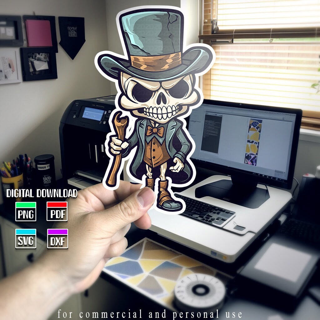 Ethereal Elegance: Chibi Skeleton Halloween Clipart Halloween - Etsy